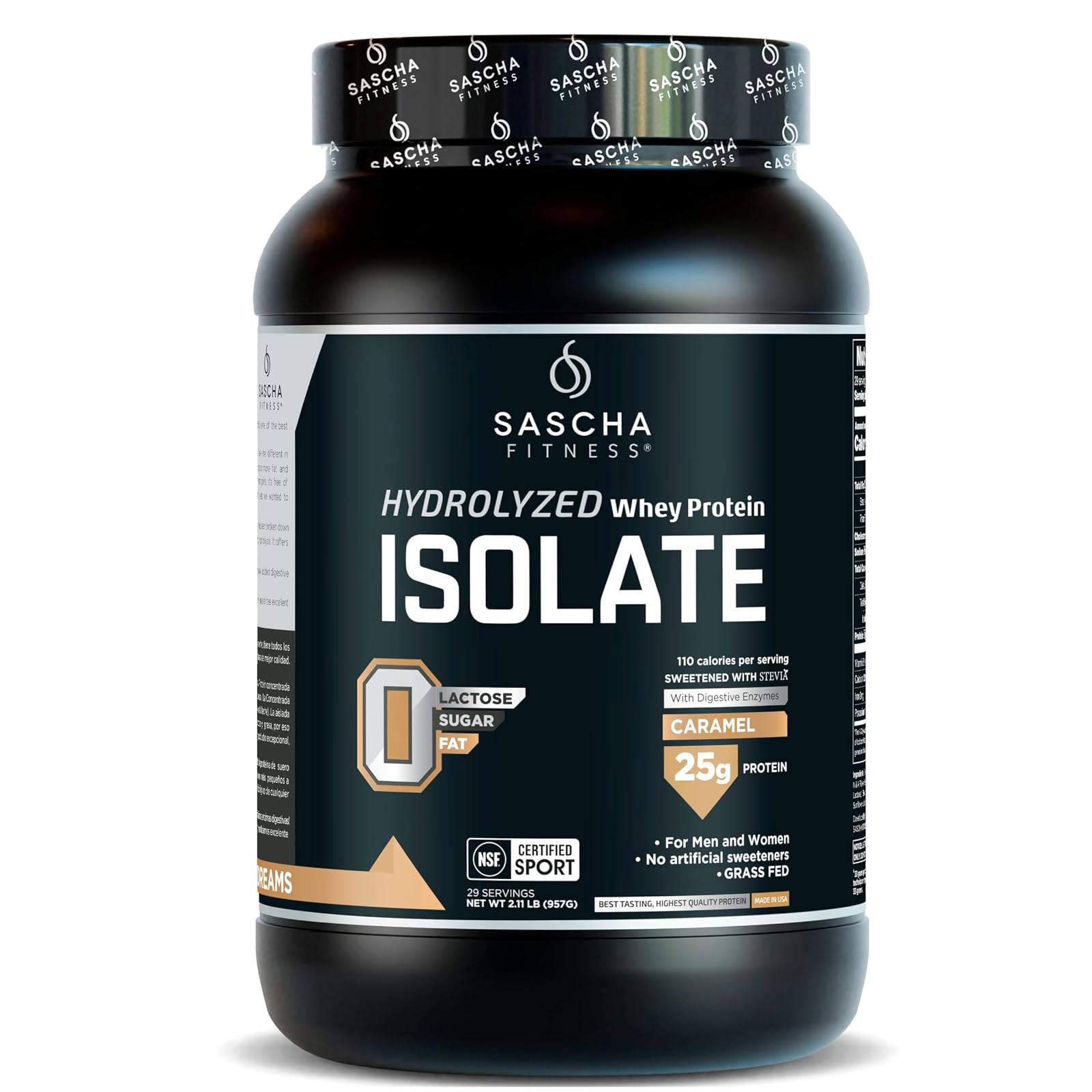SASCHA FITNESS hydrolyzed whey protein isolate