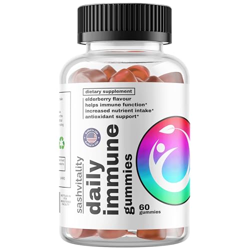 SASH Vitality elderberry gummies for immunity