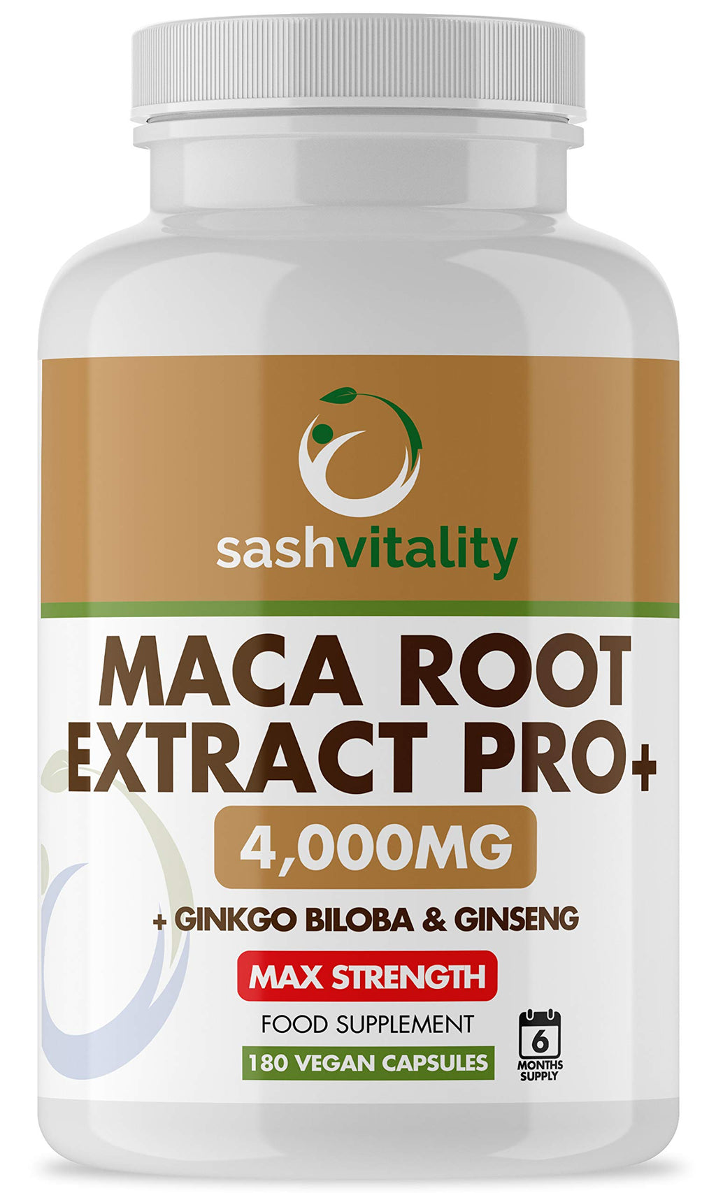 SASH Vitality Maca energy booster capsules
