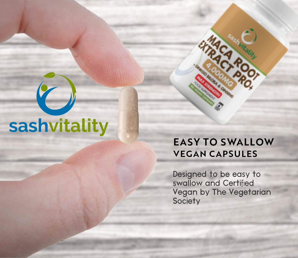 SASH Vitality Maca root health benefits