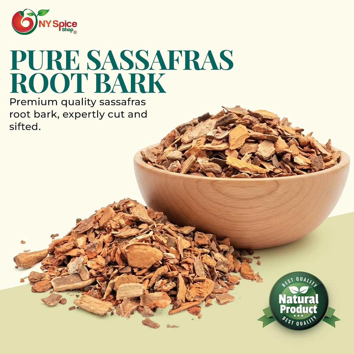 Sassafras root bark for wellness
