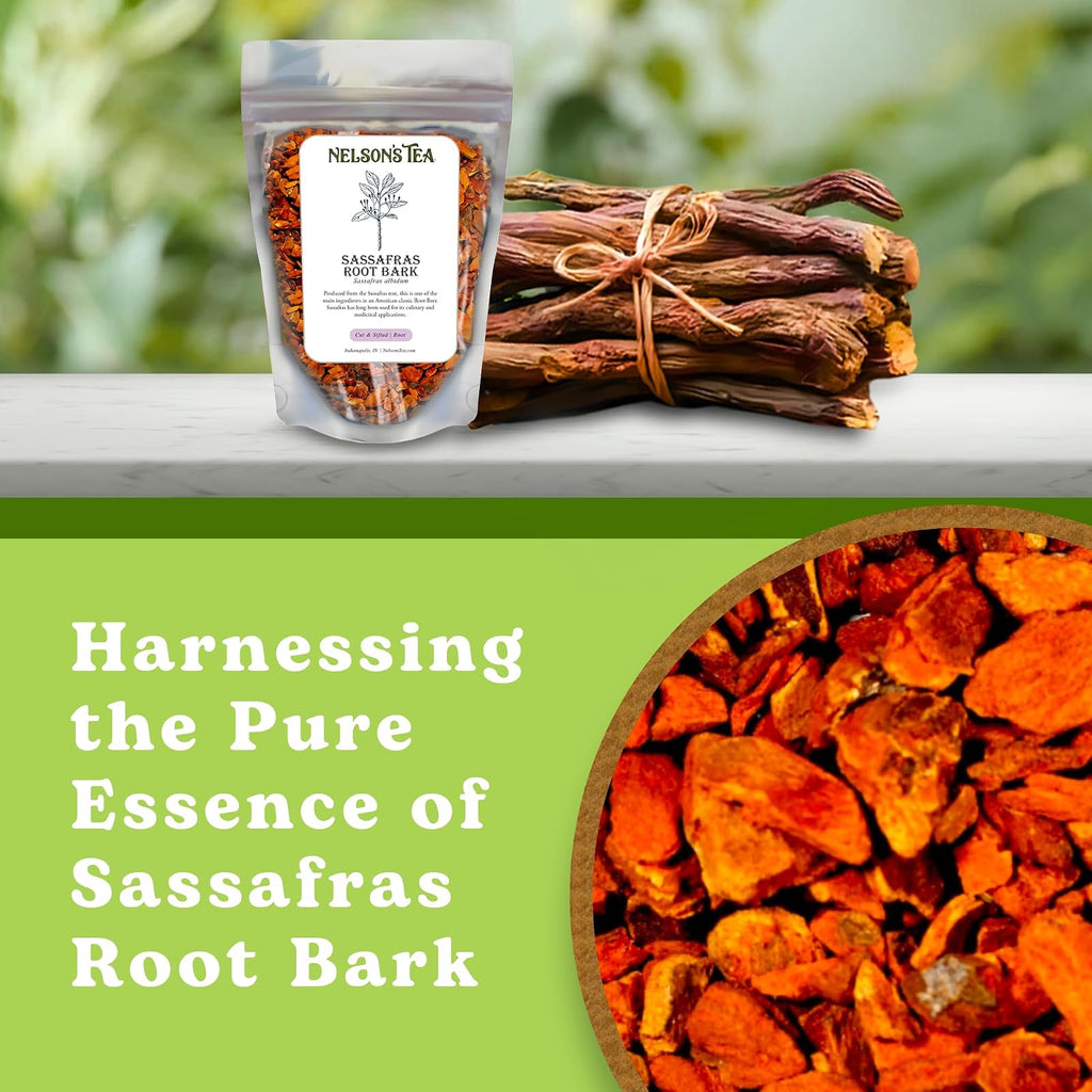sassafras root for soothing brews