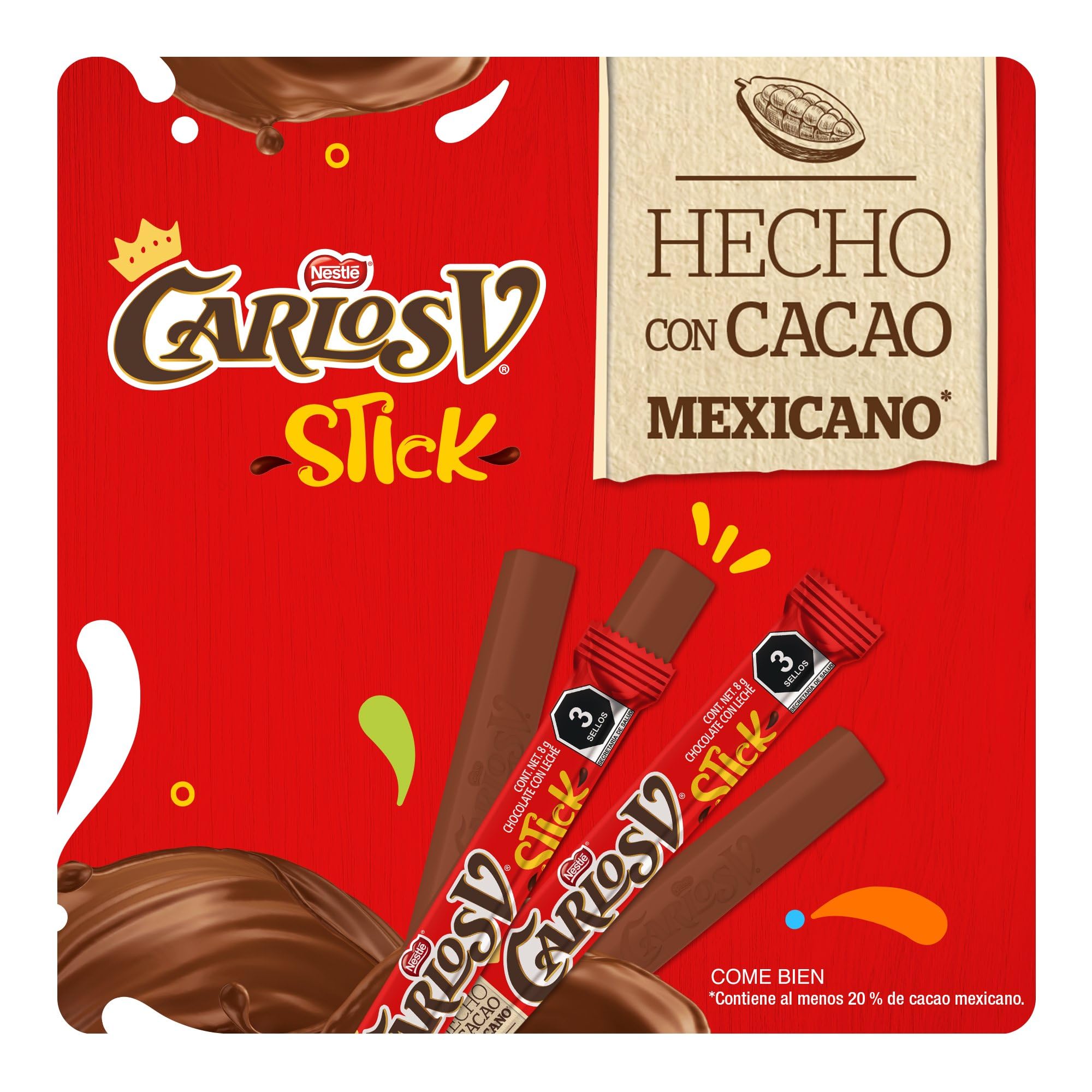 satisfy cravings with chocolate sticks