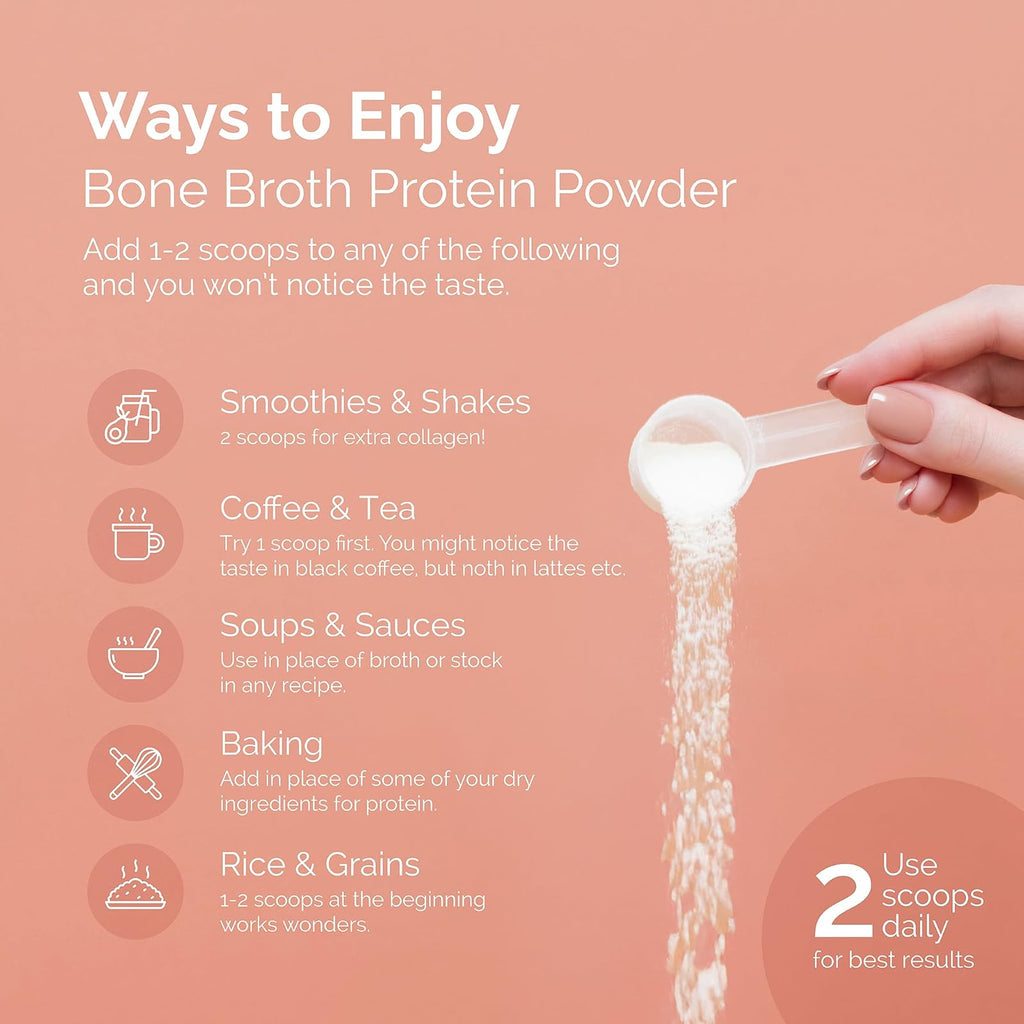 satisfying beef broth protein powder