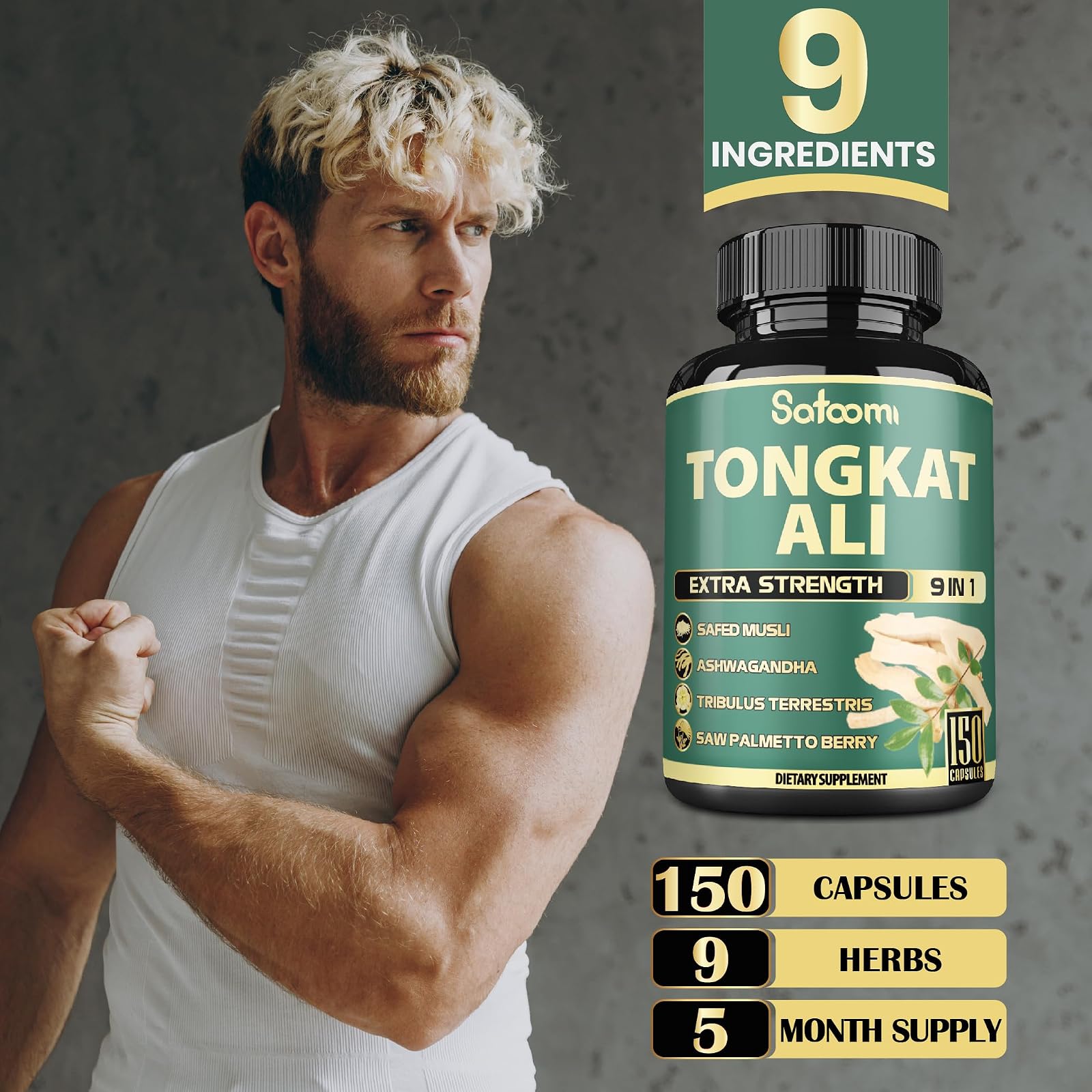 Satoomi 150 capsules for daily wellness