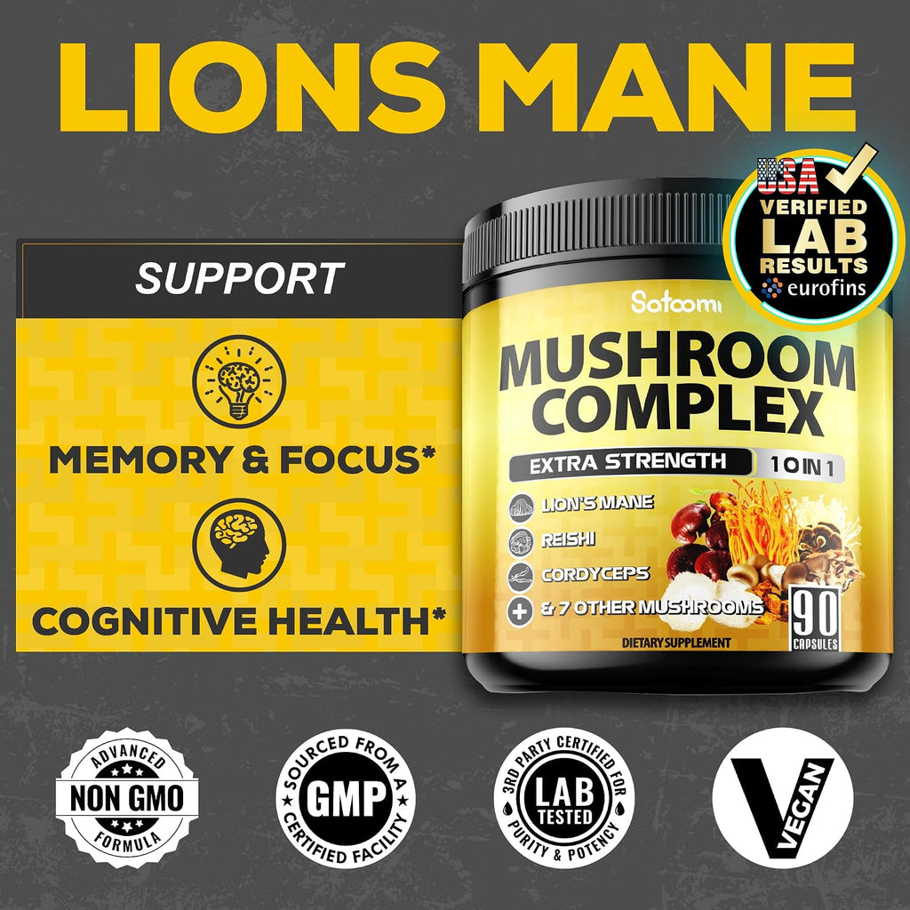 Satoomi adaptogen capsules for stress relief