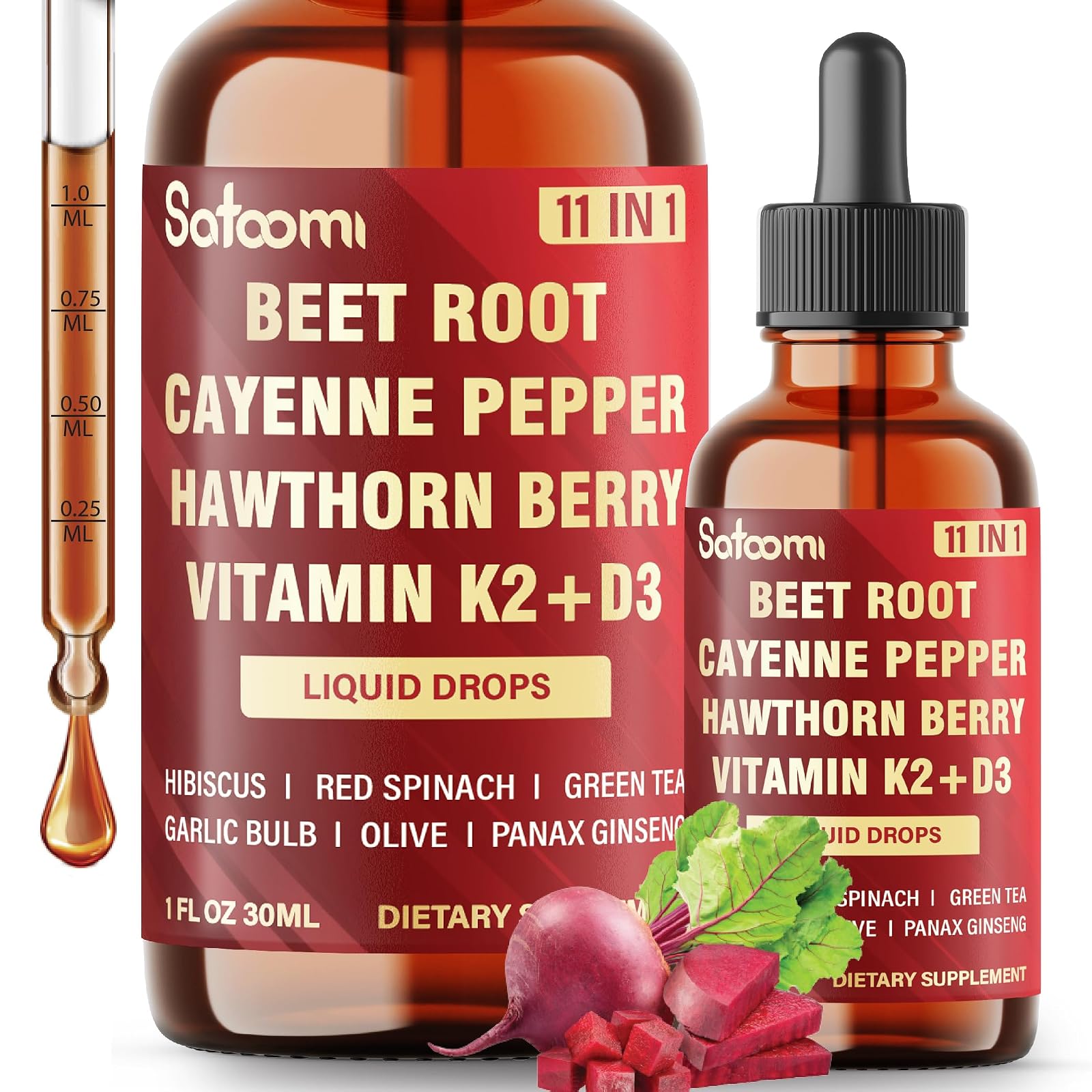 Satoomi beet root liquid drops