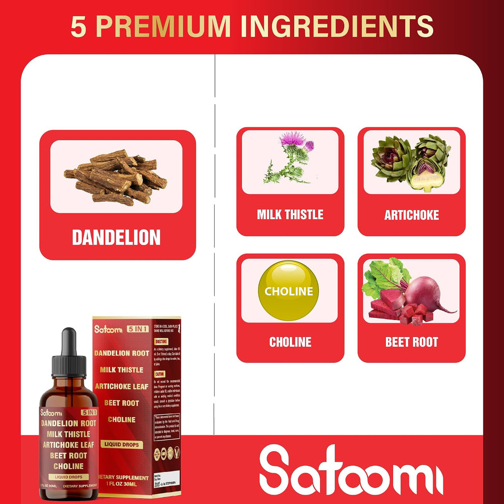 Satoomi dandelion extract for detox