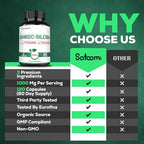 Satoomi Ginkgo Biloba for cognitive support