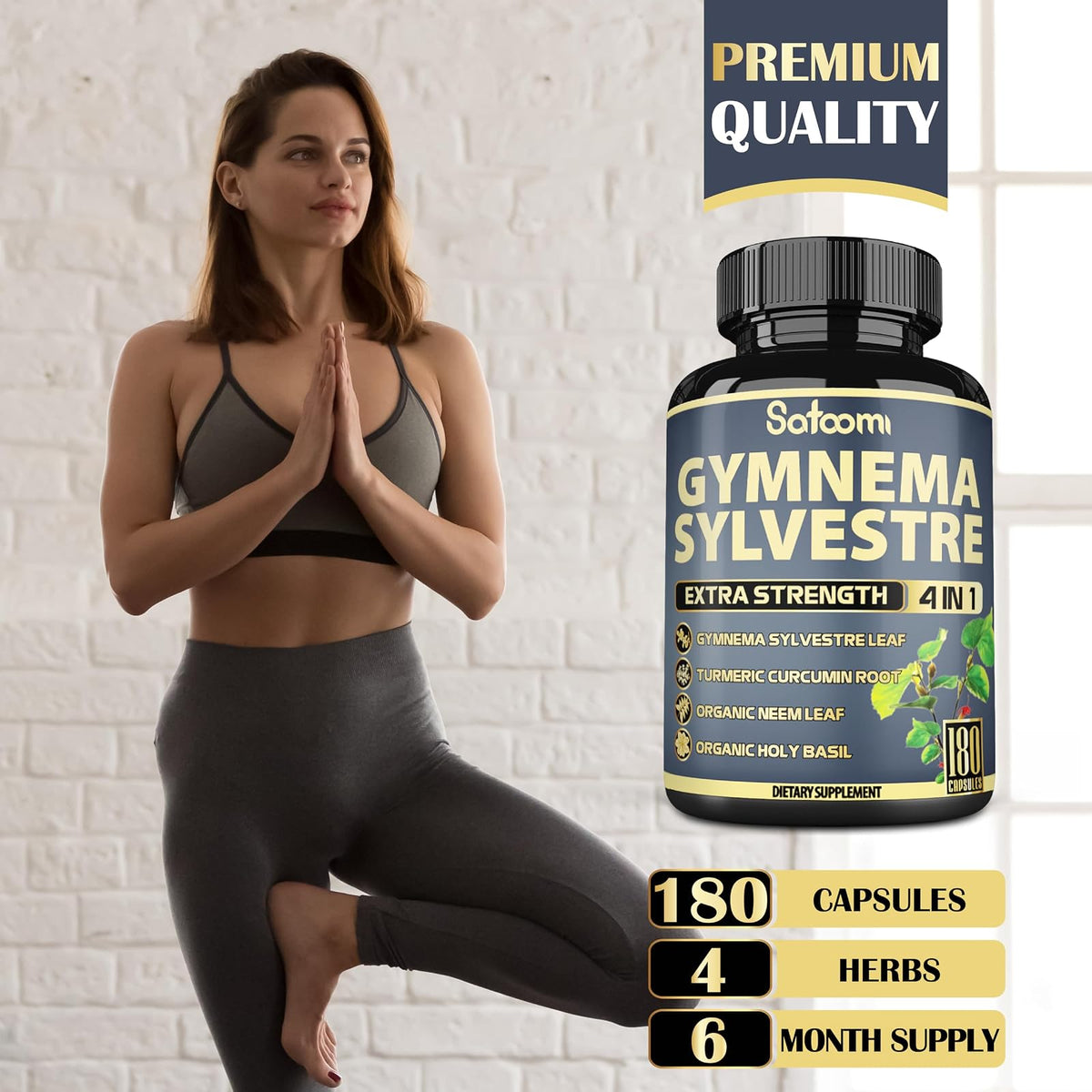 Satoomi gymnema sylvestre for blood sugar support