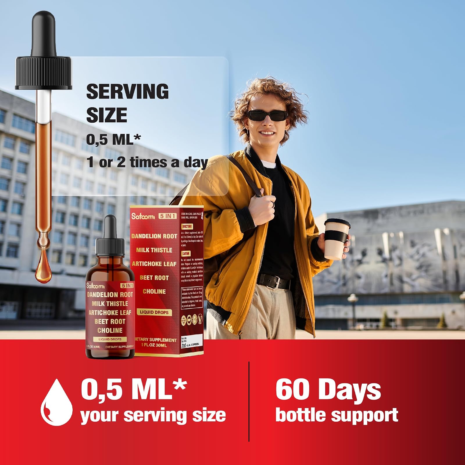 Satoomi herbal dandelion extract liquid