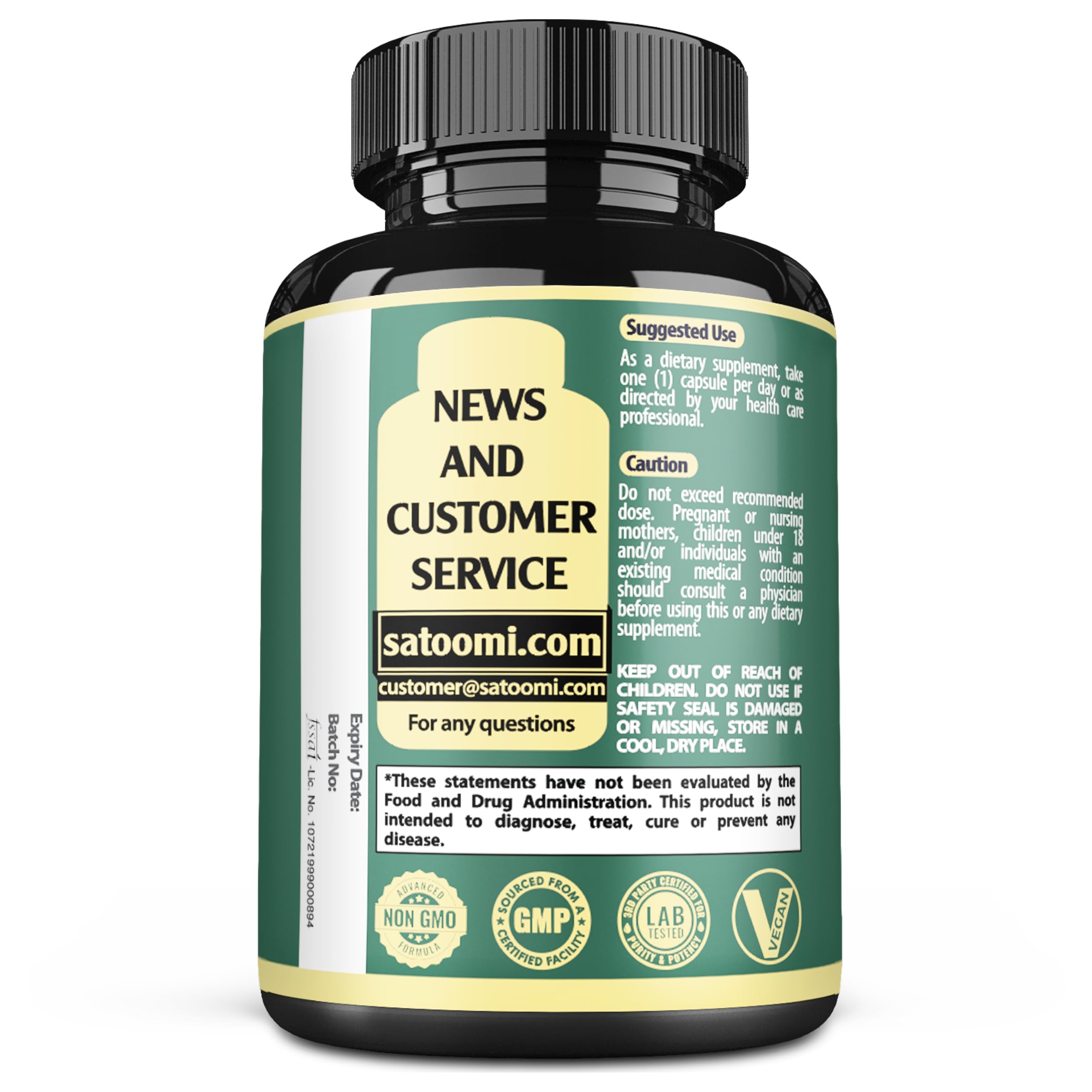 Satoomi herbal supplement for energy
