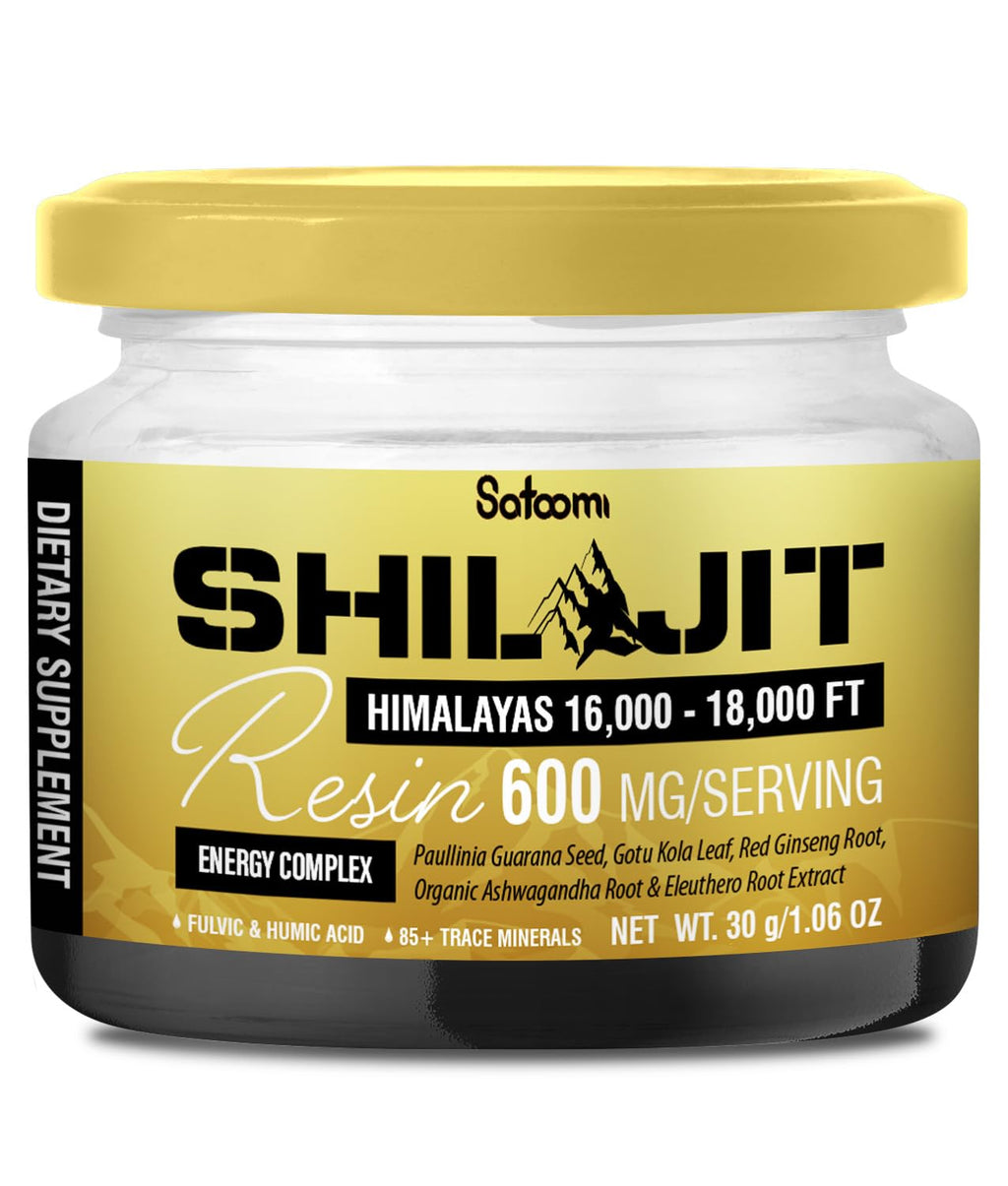 Satoomi Himalayan shilajit resin benefits