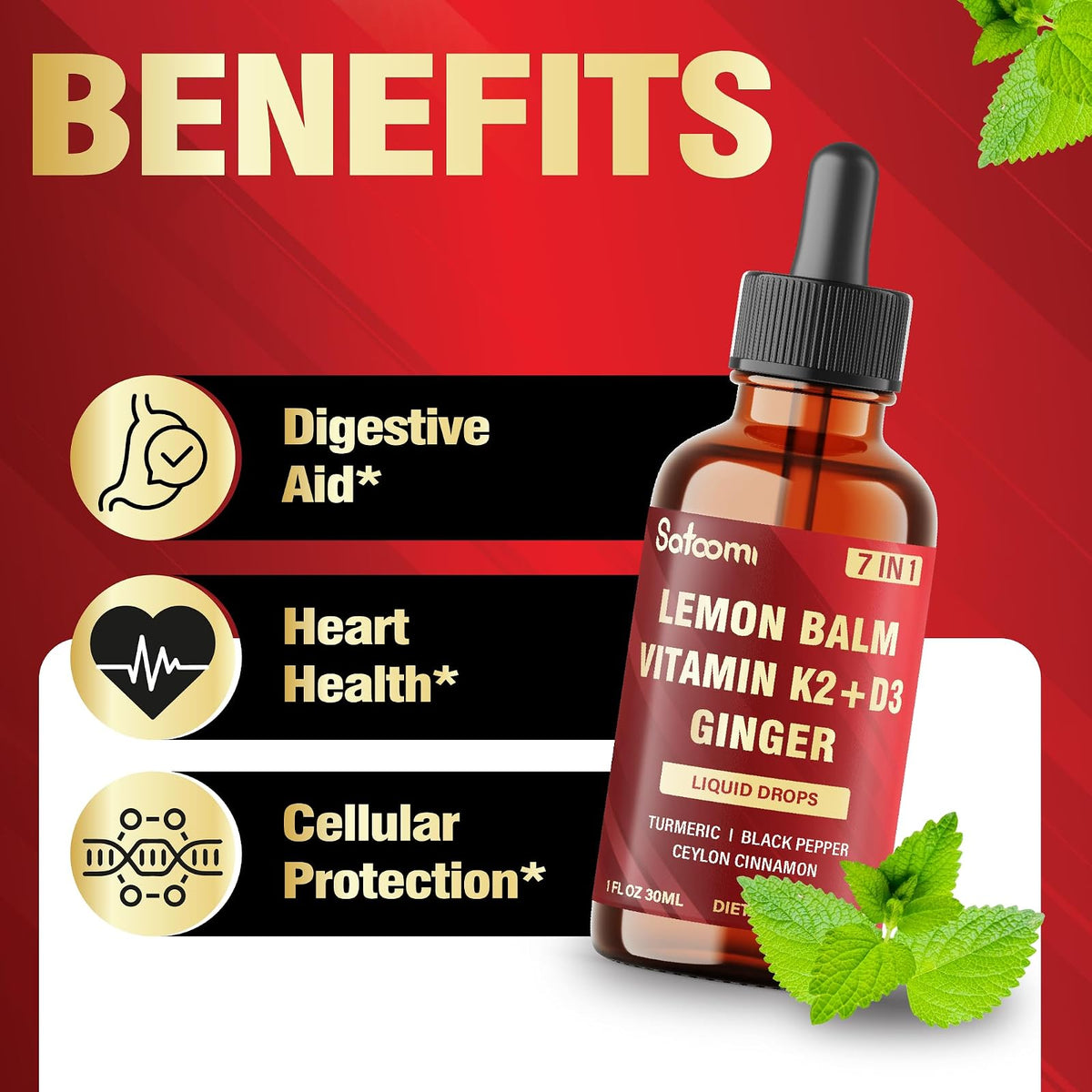 Satoomi multivitamins with lemon balm