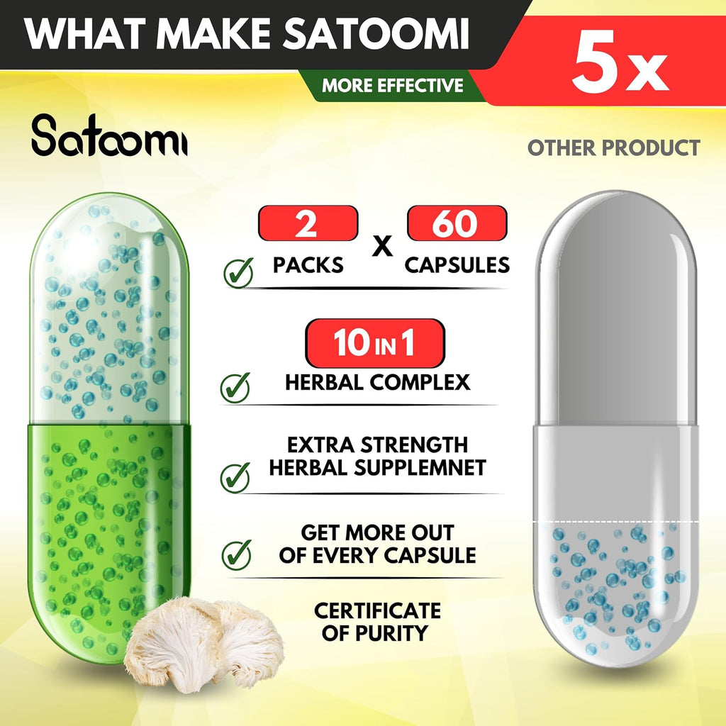 Satoomi mushroom blend for energy