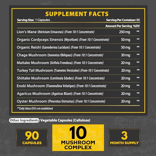 Satoomi mushrooms complex for cognitive function