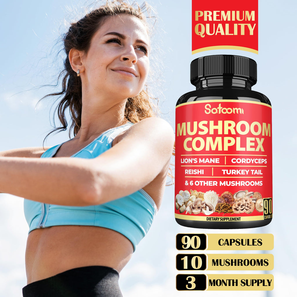 Satoomi mushrooms for energy and focus