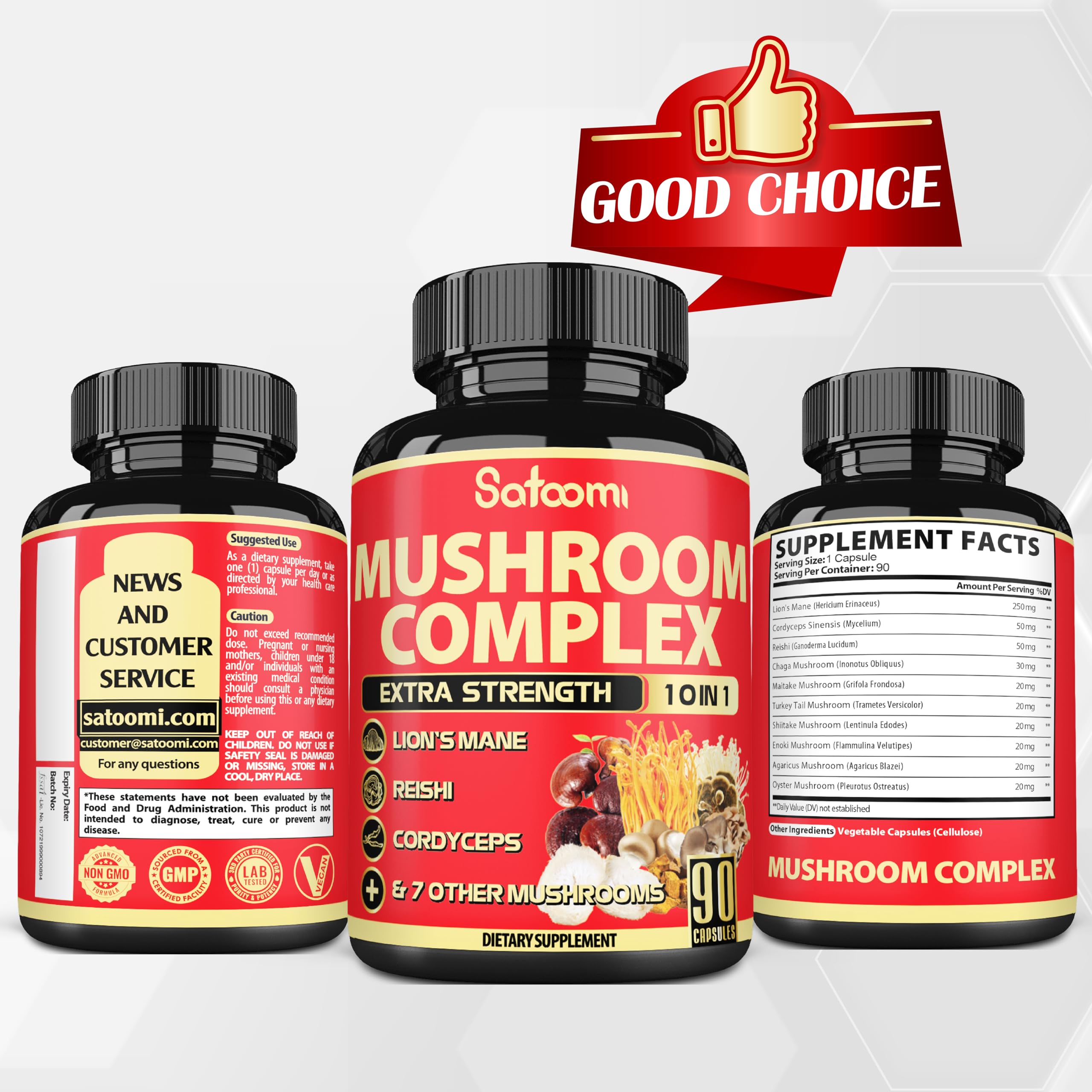 Satoomi mushrooms for immune support