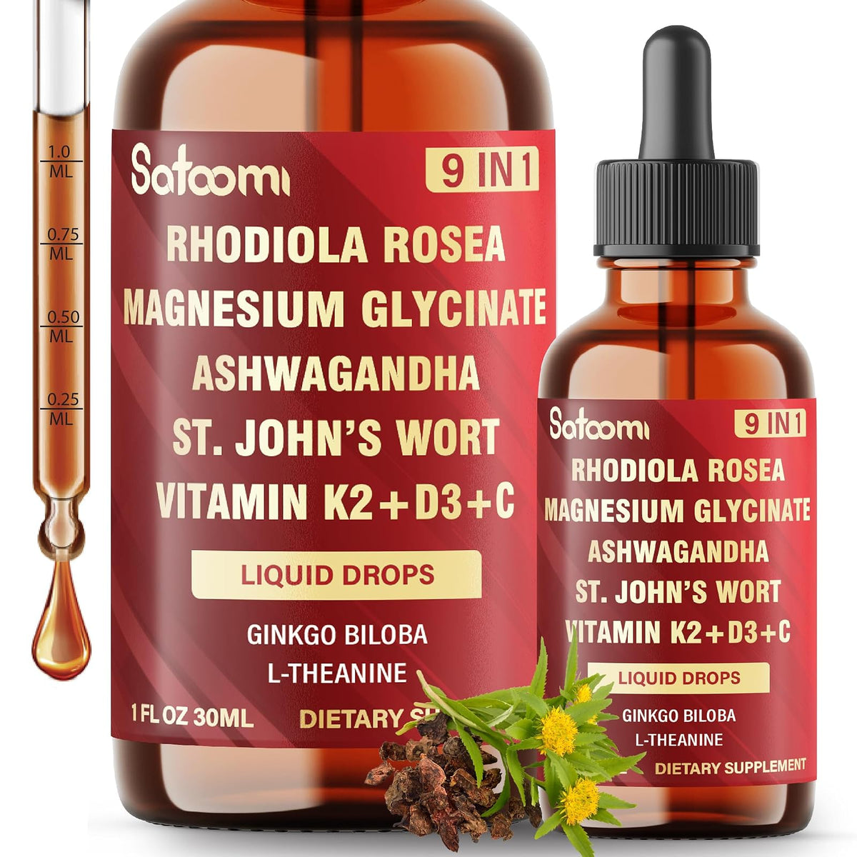 Satoomi rhodiola tincture for stress relief