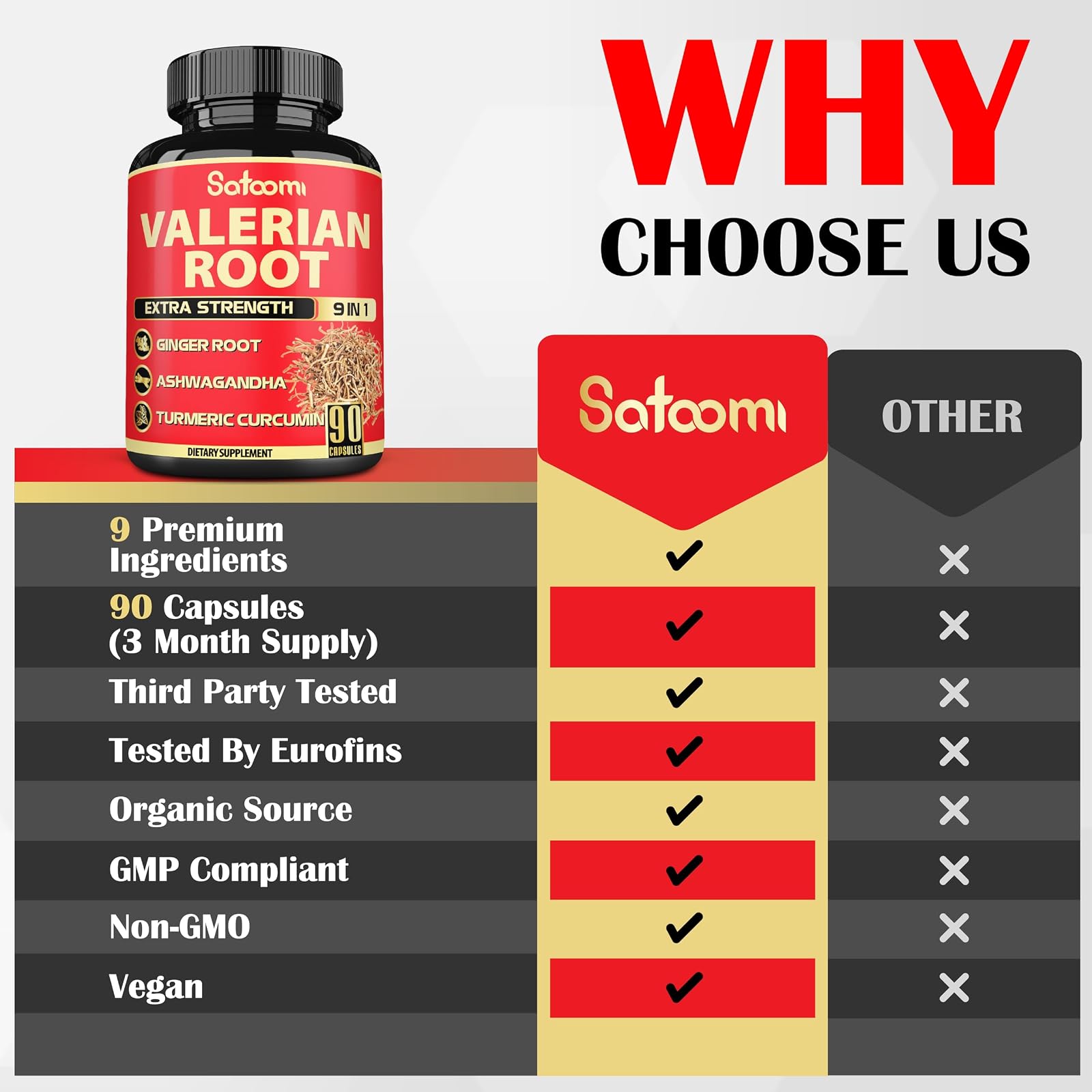 Satoomi valerian root for better sleep