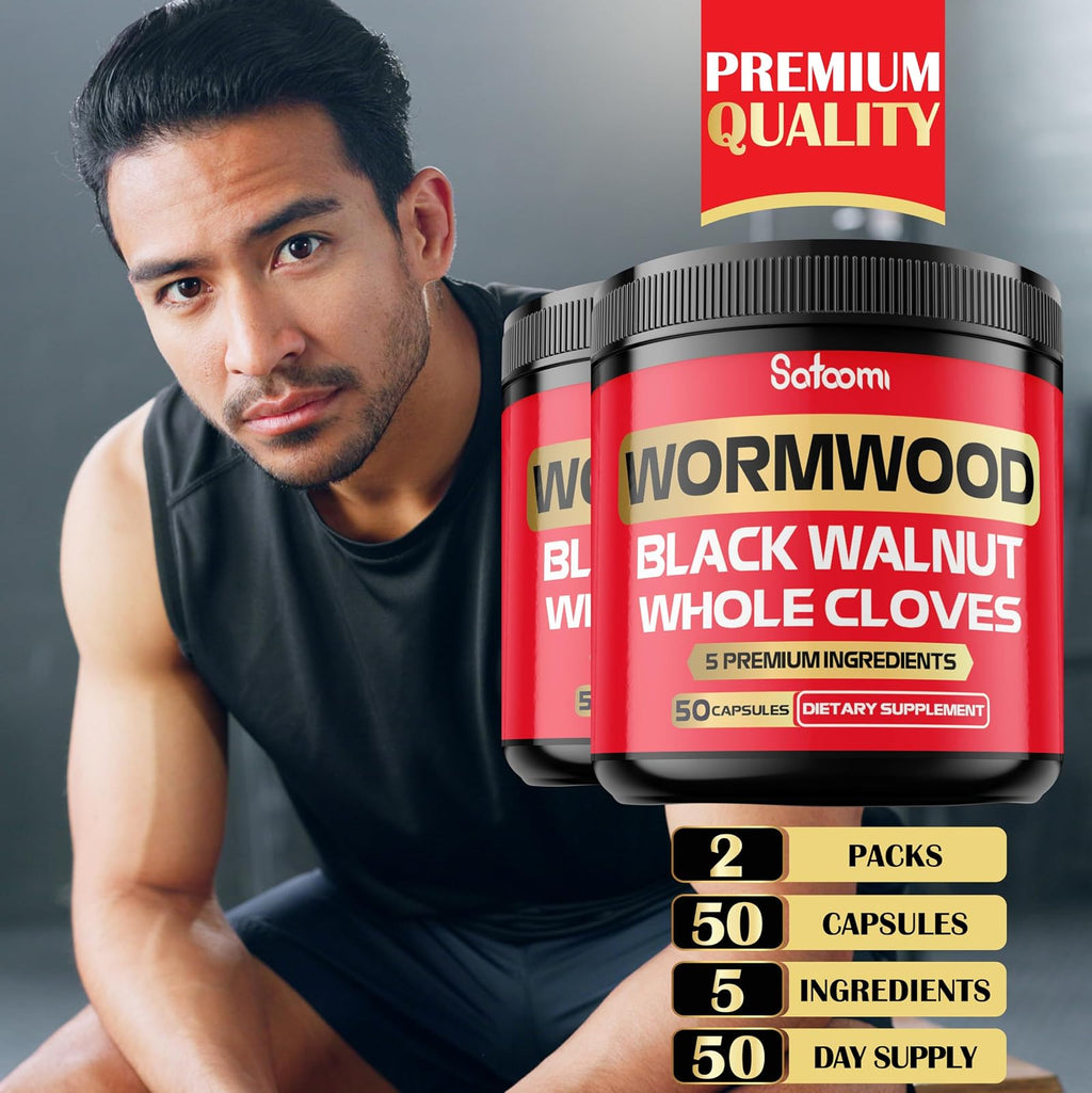 Satoomi wormwood capsules for digestion