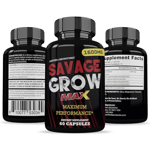 Savage Grow Max for men's vitality