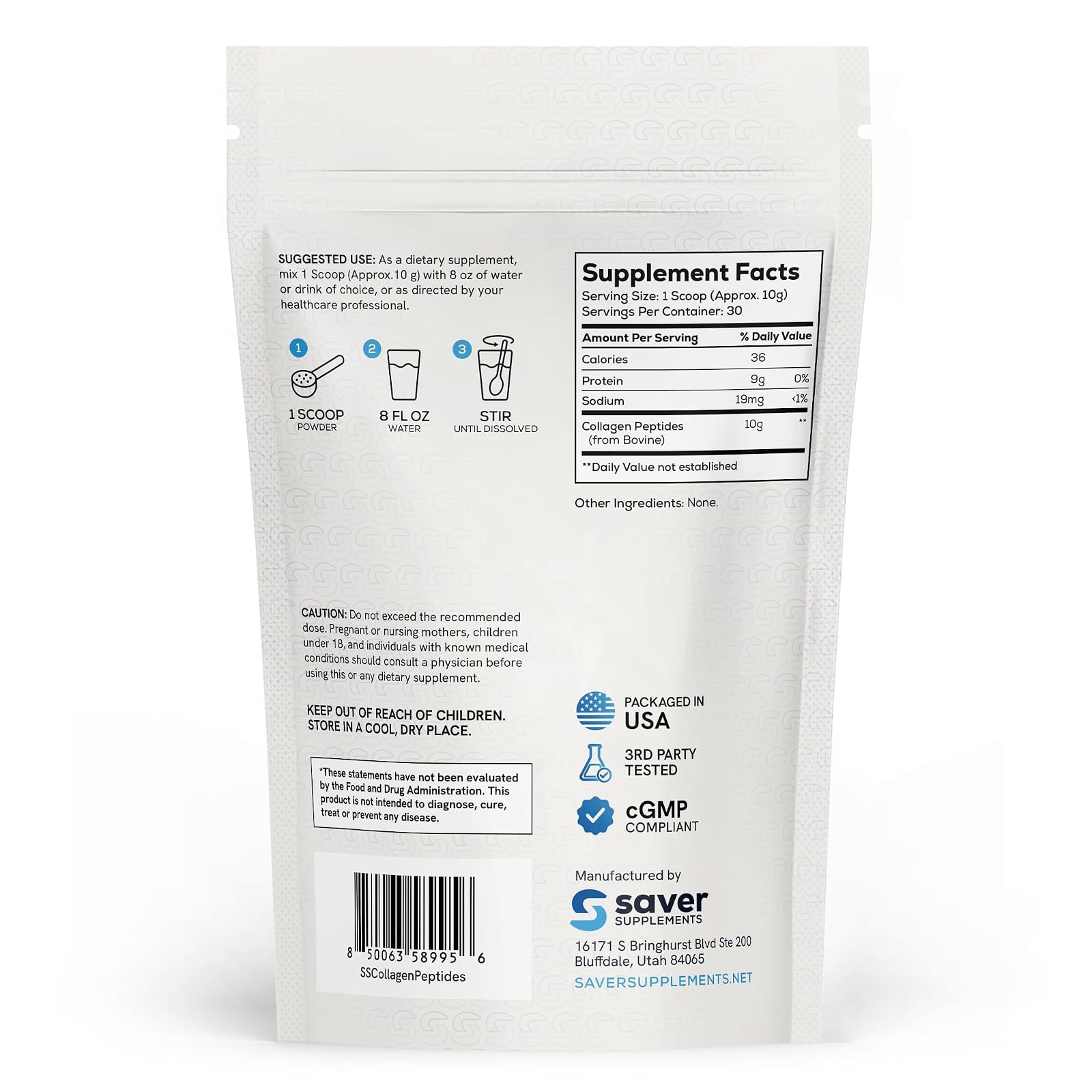 Saver Supplements collagen powder
