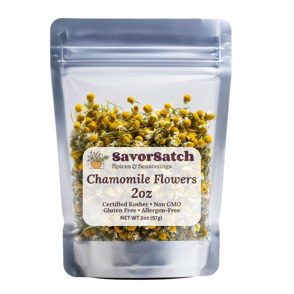SavorSatch dried chamomile flowers