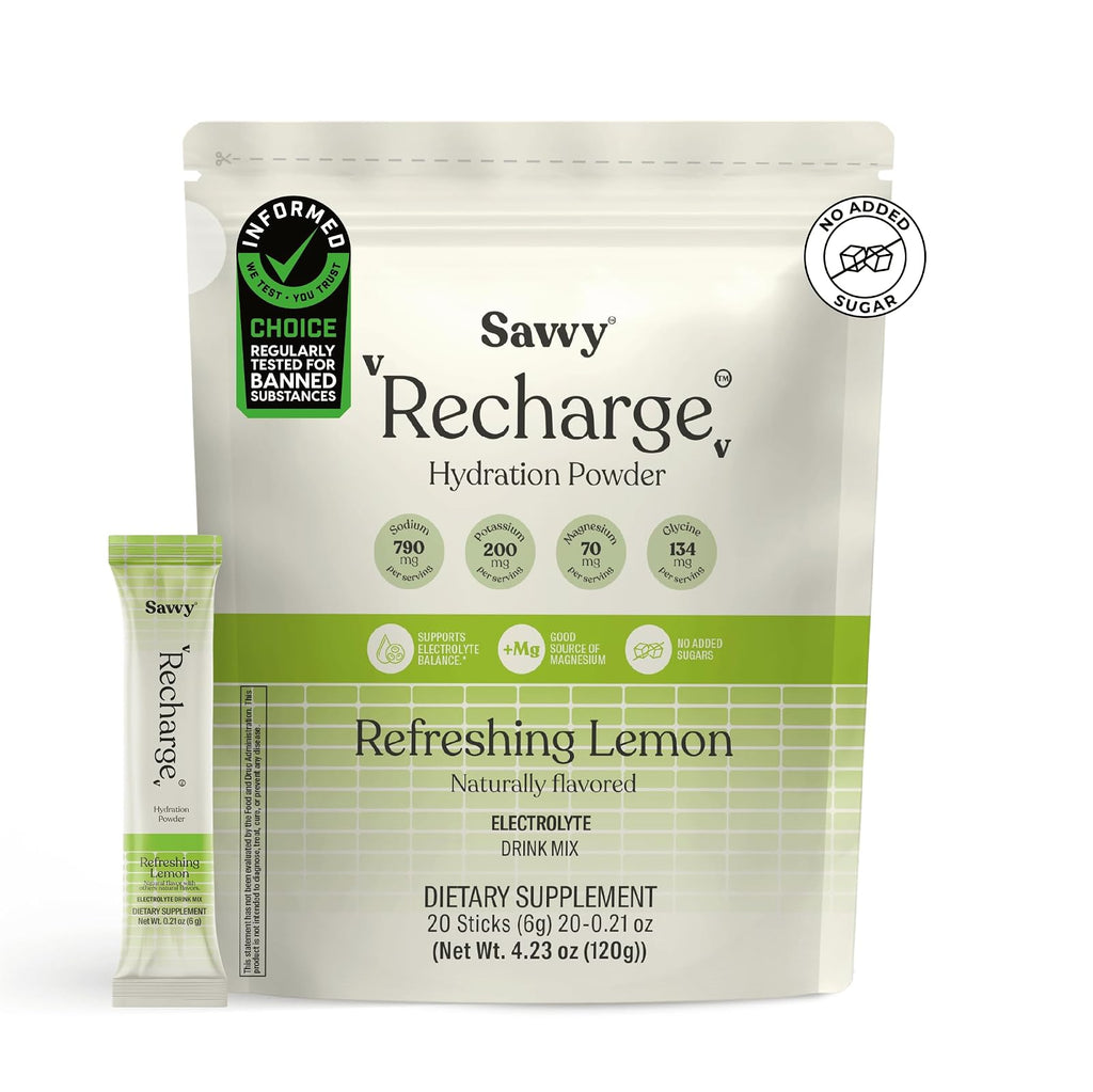 SAVVY electrolyte powder for hydration