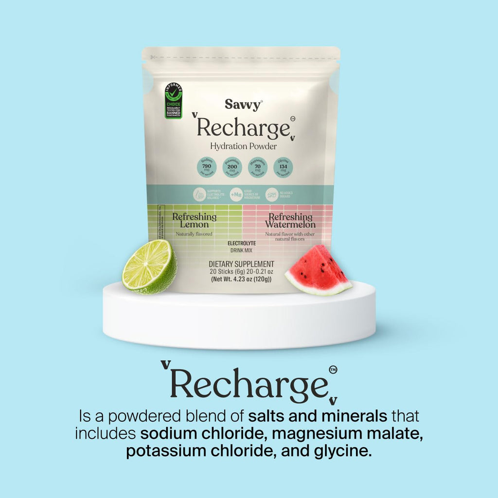 SAVVY electrolyte tablets for balanced minerals