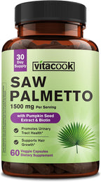 Saw Palmetto 1500 mg vegetarian capsules