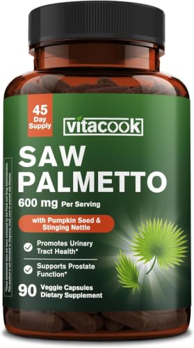 Saw Palmetto 600 mg vegetarian capsules
