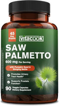 Saw Palmetto 600 mg vegetarian capsules