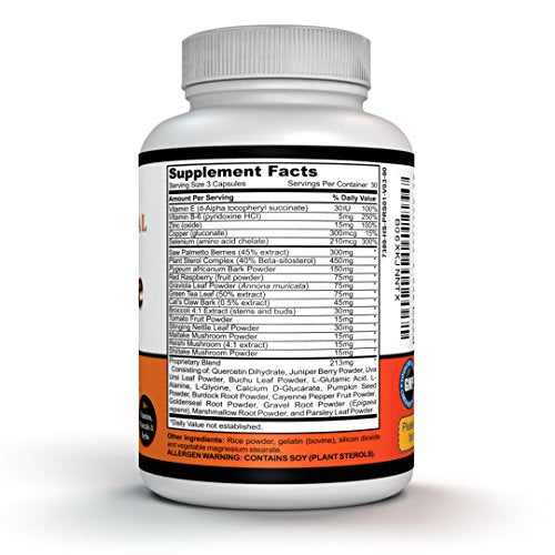 saw palmetto and beta sitosterol
