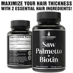 saw palmetto and biotin for vitality