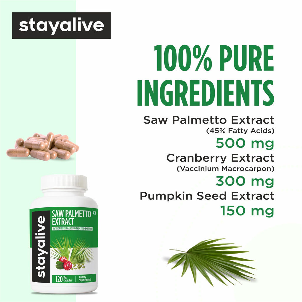 saw palmetto and cranberry combination