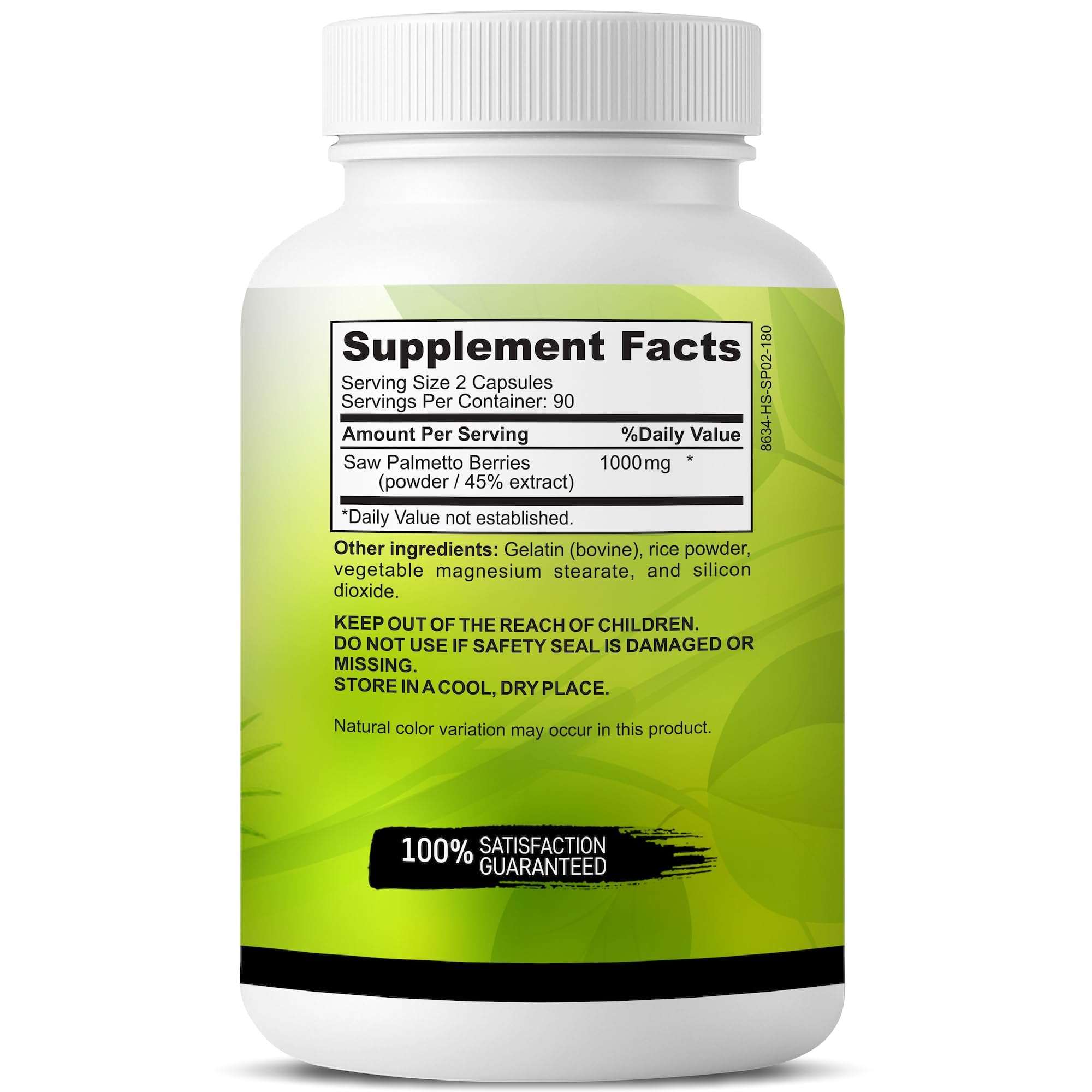 saw palmetto and pumpkin seed combo
