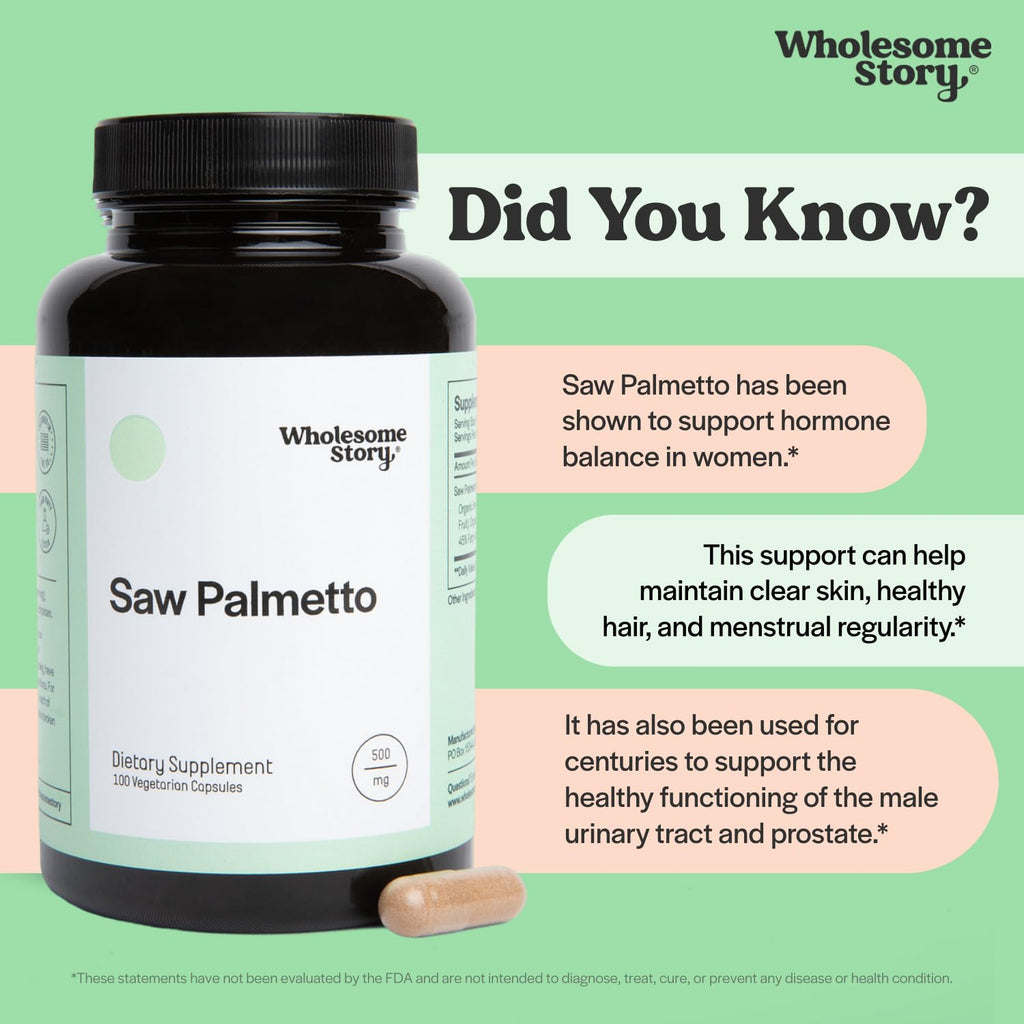 saw palmetto and pumpkin seed oil blend