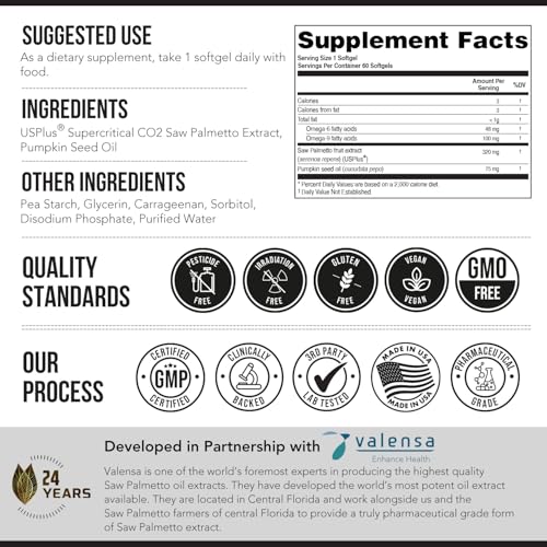 saw palmetto and pumpkin seed oil blend