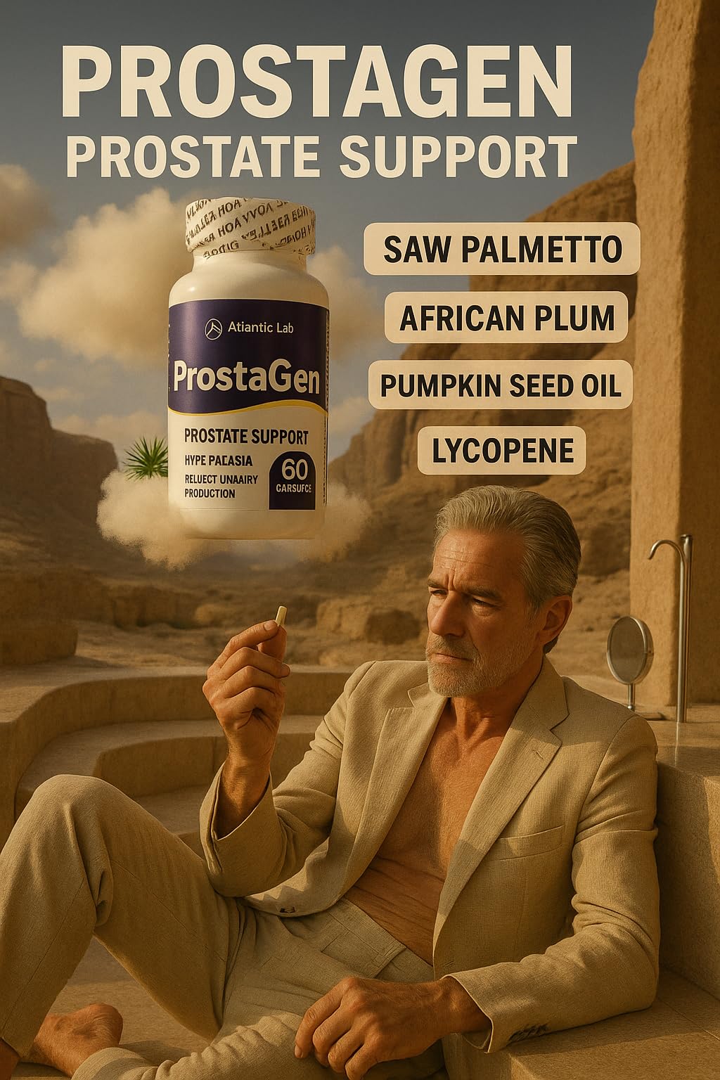 saw palmetto and pumpkin seed oil blend
