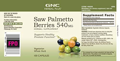 saw palmetto and pumpkin seed oil blend
