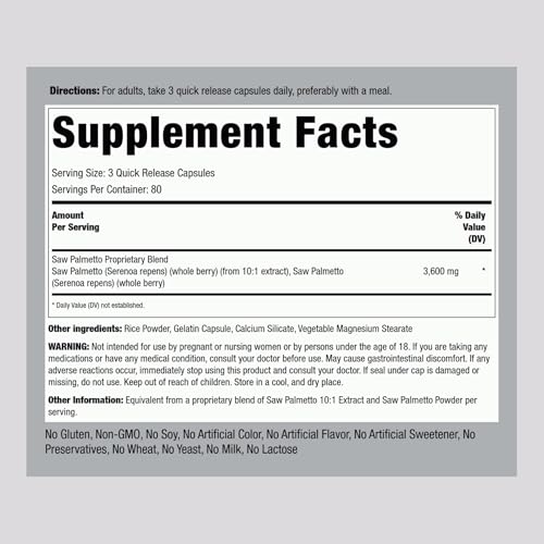 saw palmetto and pumpkin seed oil