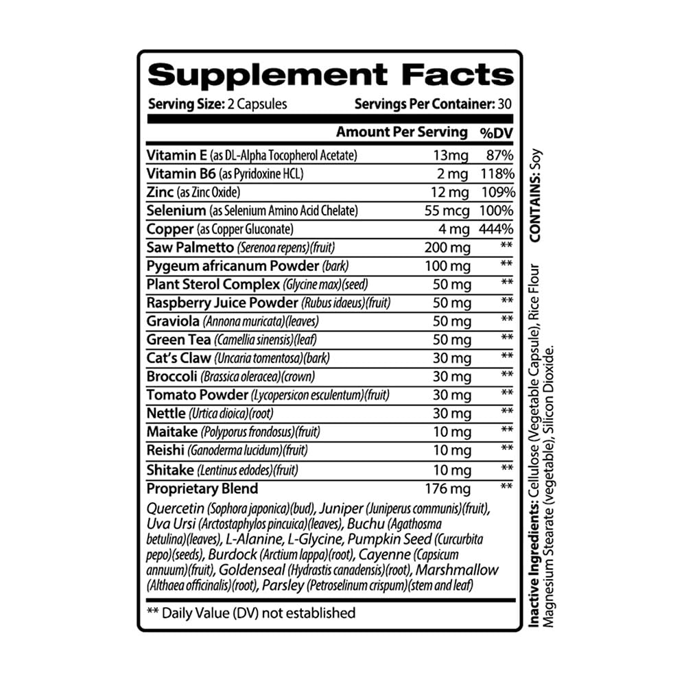 saw palmetto and pumpkin seed oil