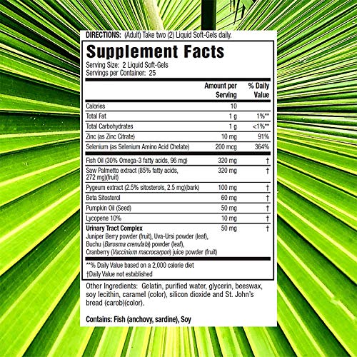 saw palmetto and pumpkin seed oil