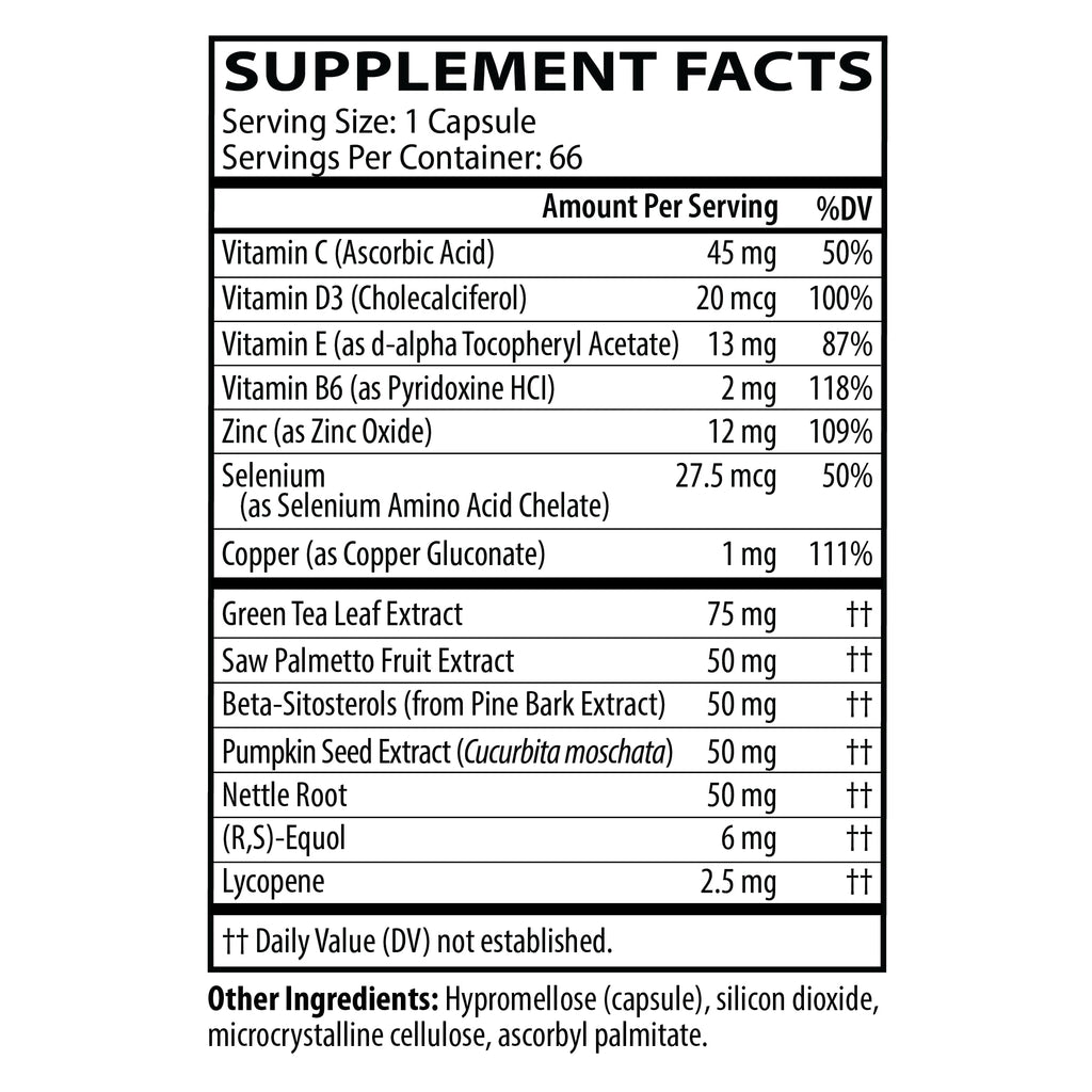 saw palmetto and pumpkin seed oil