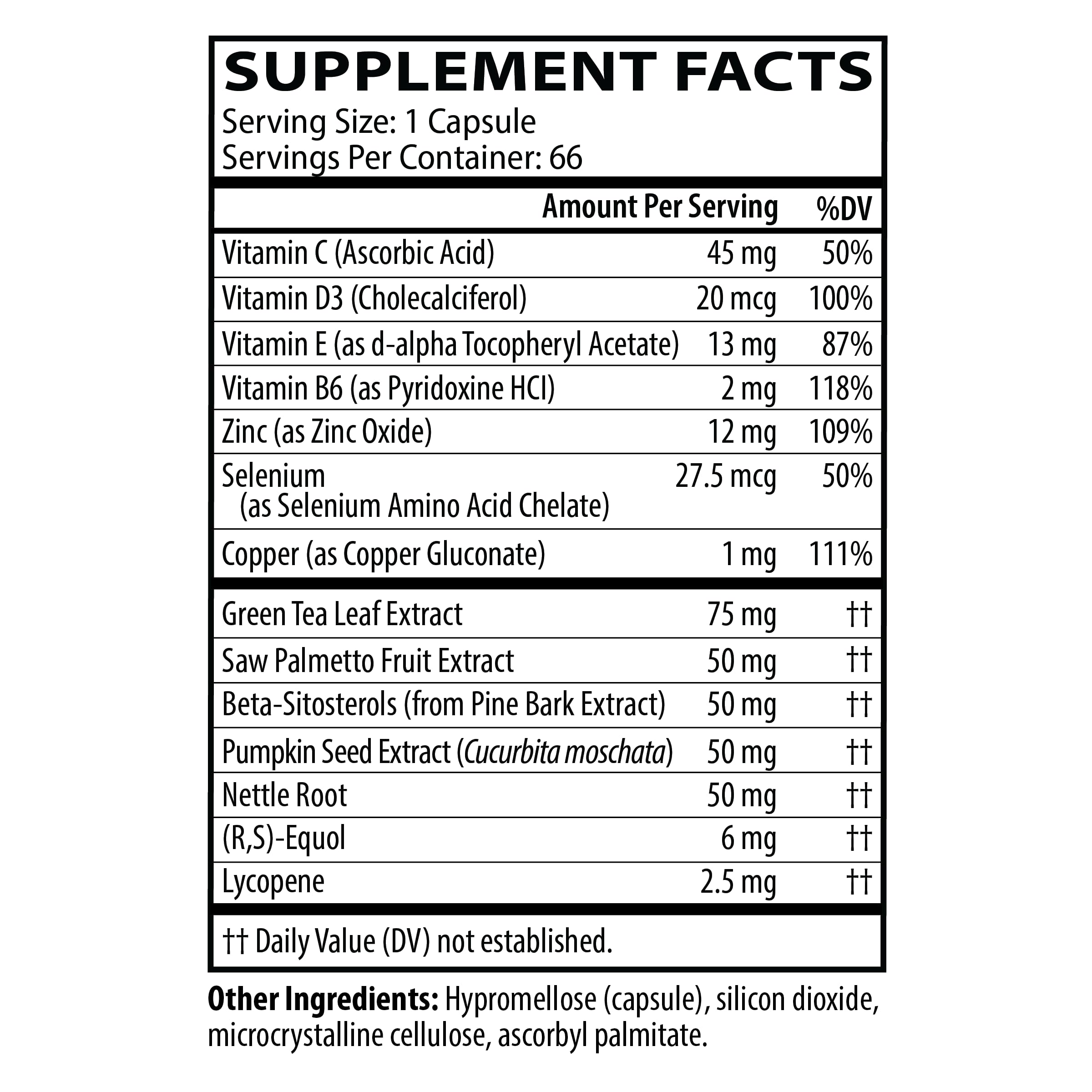 saw palmetto and pumpkin seed oil