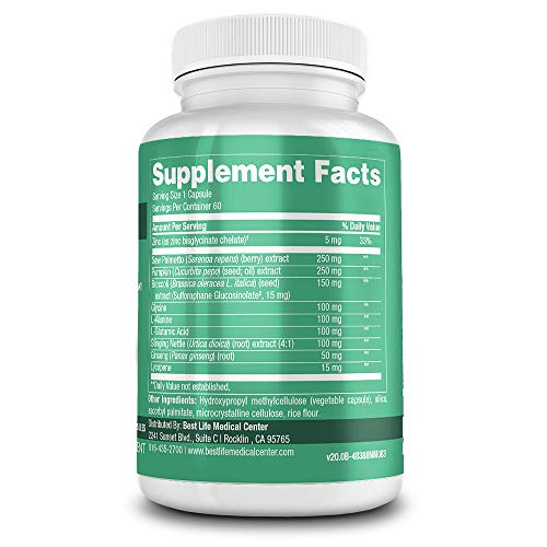 saw palmetto and pumpkin seed oil