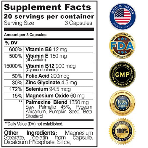 saw palmetto and zinc supplement