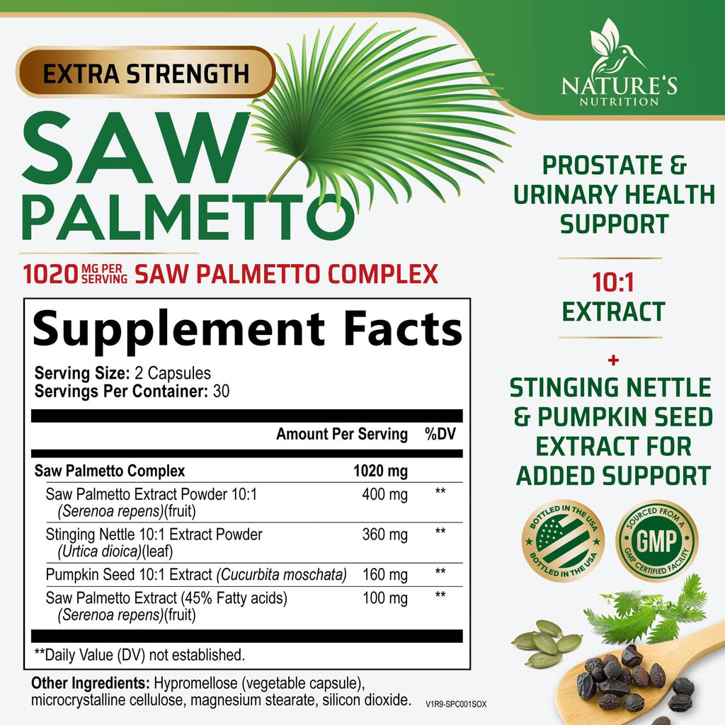 saw palmetto benefits for men