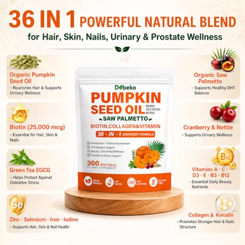 Saw palmetto capsules for hair health
